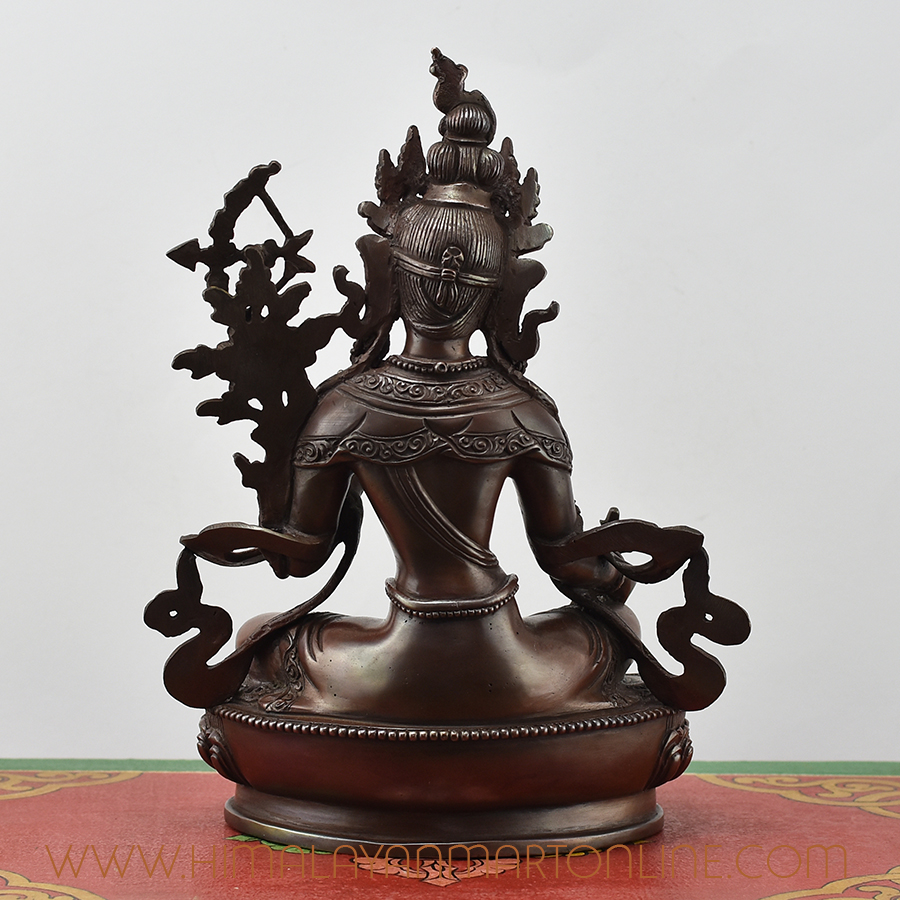 Hand Carved Red Tara Statue: Red Tara – The Wish Fulfilling Tara