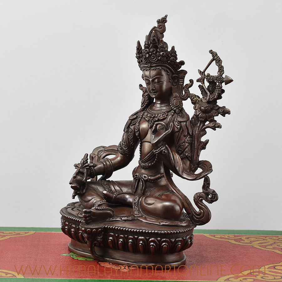Hand Carved Red Tara Statue: Red Tara – The Wish Fulfilling Tara