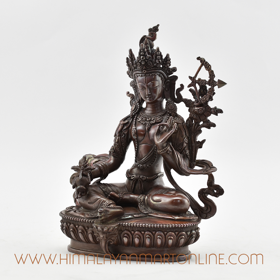 Hand Carved Red Tara Statue: Red Tara – The Wish Fulfilling Tara