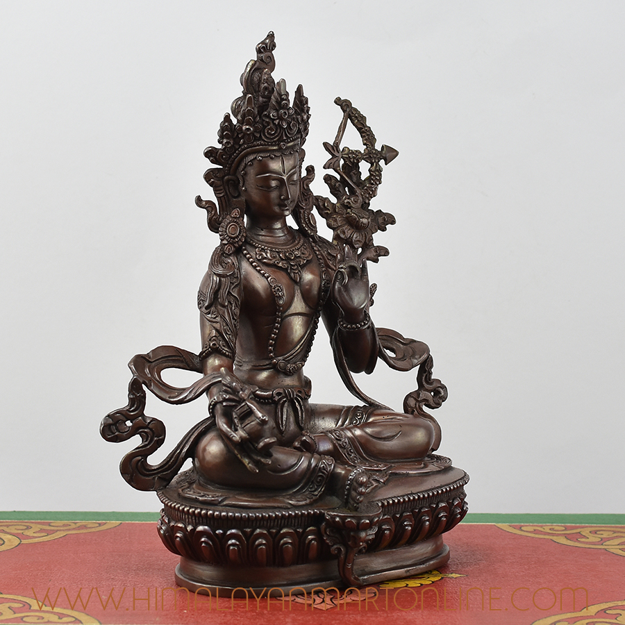 Hand Carved Red Tara Statue: Red Tara – The Wish Fulfilling Tara