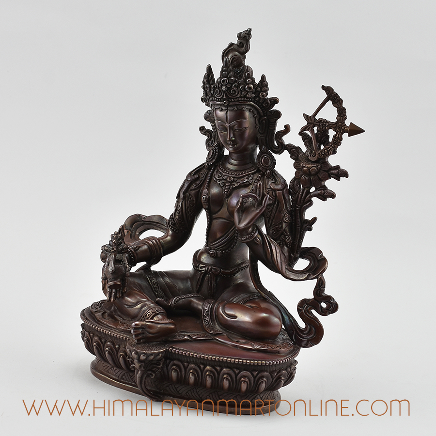 Hand Carved Red Tara Statue: Red Tara – The Wish Fulfilling Tara
