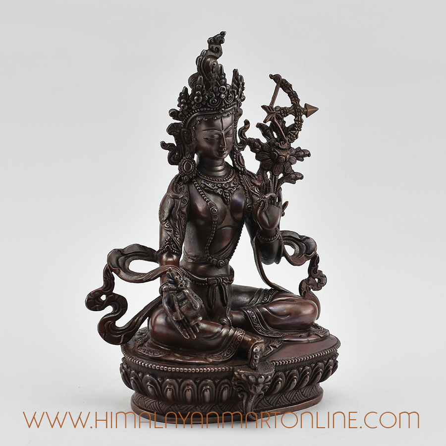Hand Carved Red Tara Statue: Red Tara – The Wish Fulfilling Tara