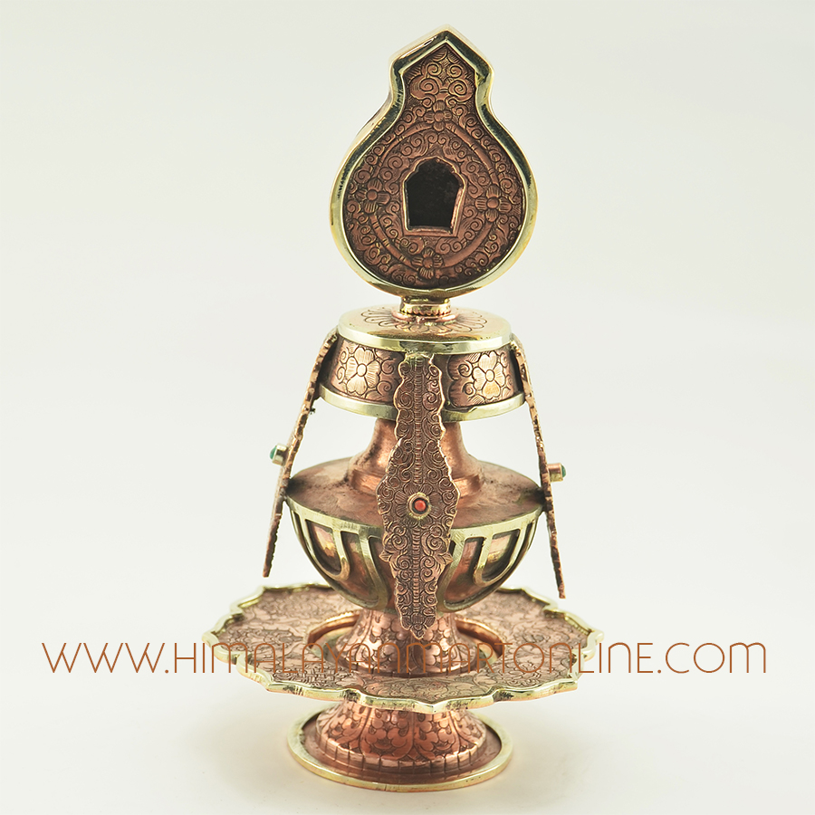 Ritual Item Copper Tsebum – Long Life Vase: The Long Life Vase Tsebum