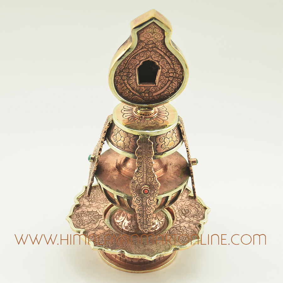 Ritual Item Copper Tsebum – Long Life Vase: The Long Life Vase Tsebum