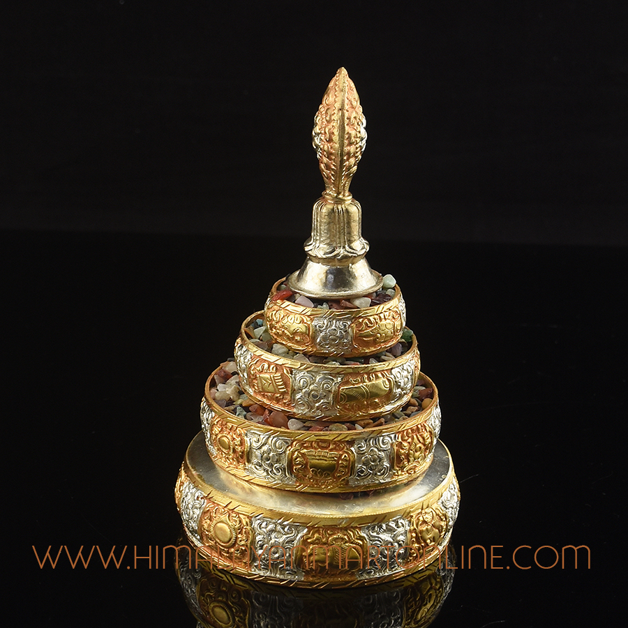 Ritual Offering Mandal Set: Mandala represent the universe.