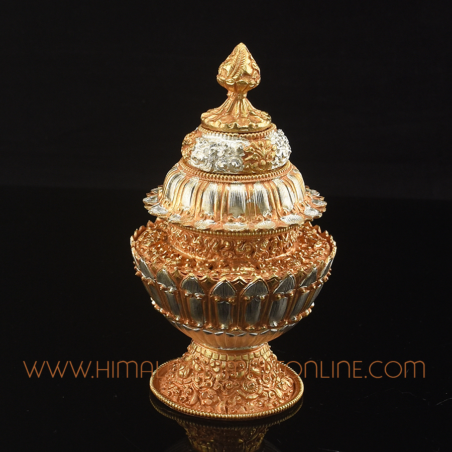 Copper Neshi Rice Pot: Neshi is also a Tibetan Buddhist Ritual Object