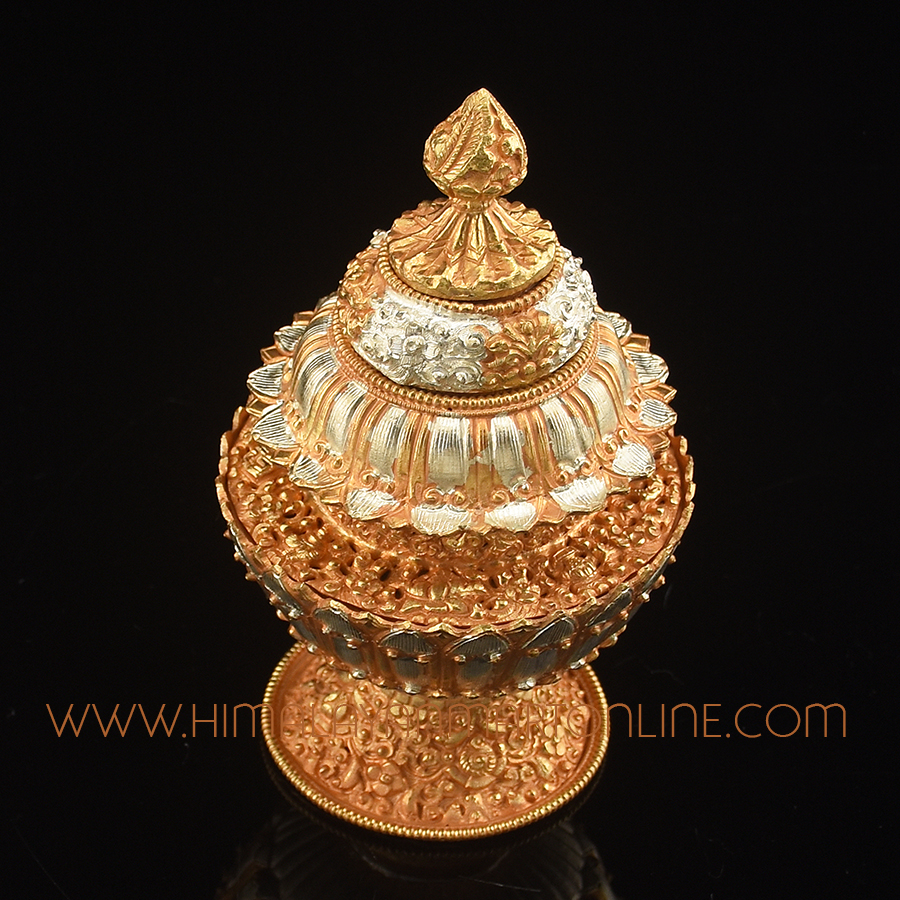 Copper Neshi Rice Pot: Neshi is also a Tibetan Buddhist Ritual Object