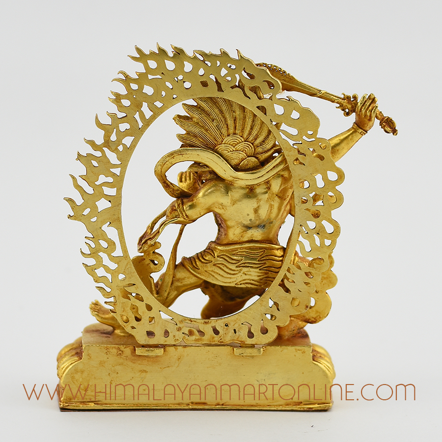 Black Manjushri Statue: Wrathful Healing form of Manjushri