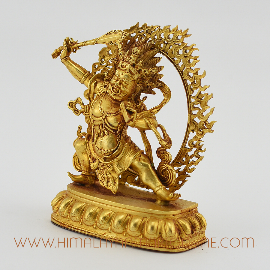 Black Manjushri Statue: Wrathful Healing form of Manjushri