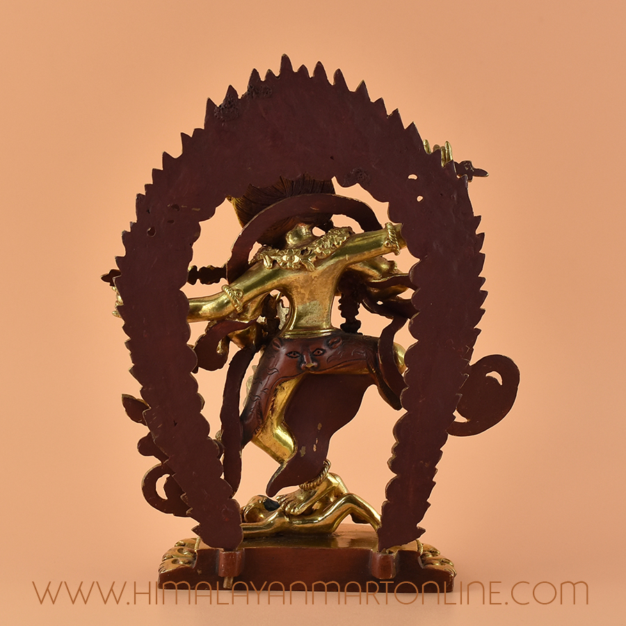 Kurukulla Dakini Copper Statue: Kurukulla – Goddess of Enchantments