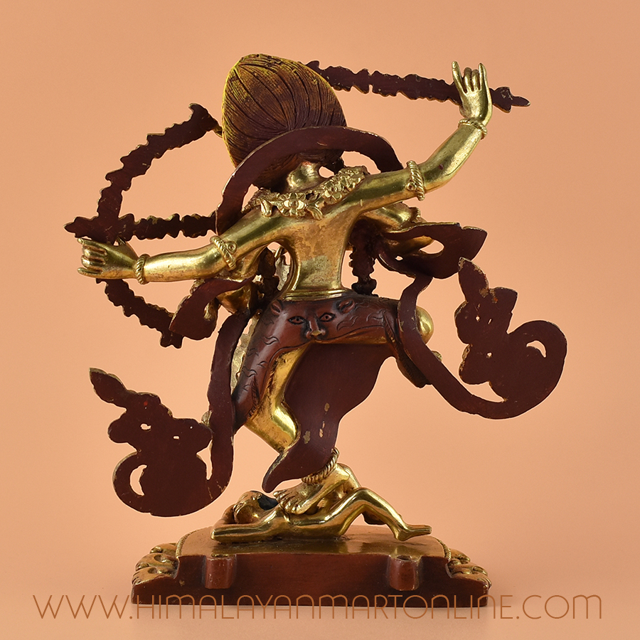 Kurukulla Dakini Copper Statue: Kurukulla – Goddess of Enchantments