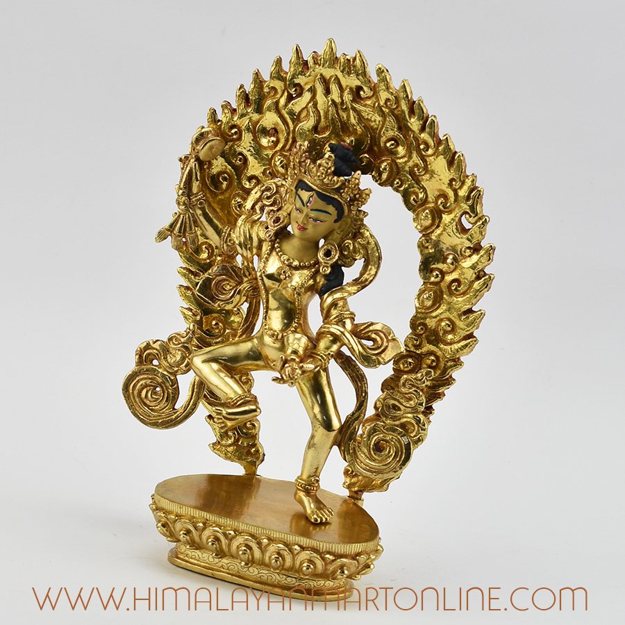 Magic Labdron Yogini Statue: Damaru Jogini – Tibetan Buddhist Master