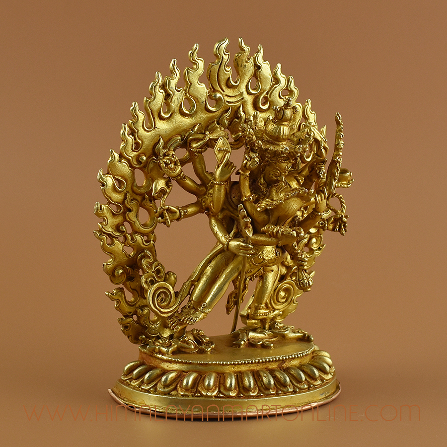 Chakrasamvara with Vajravarahi Statue: Chakrasamvara – Vajravarahi