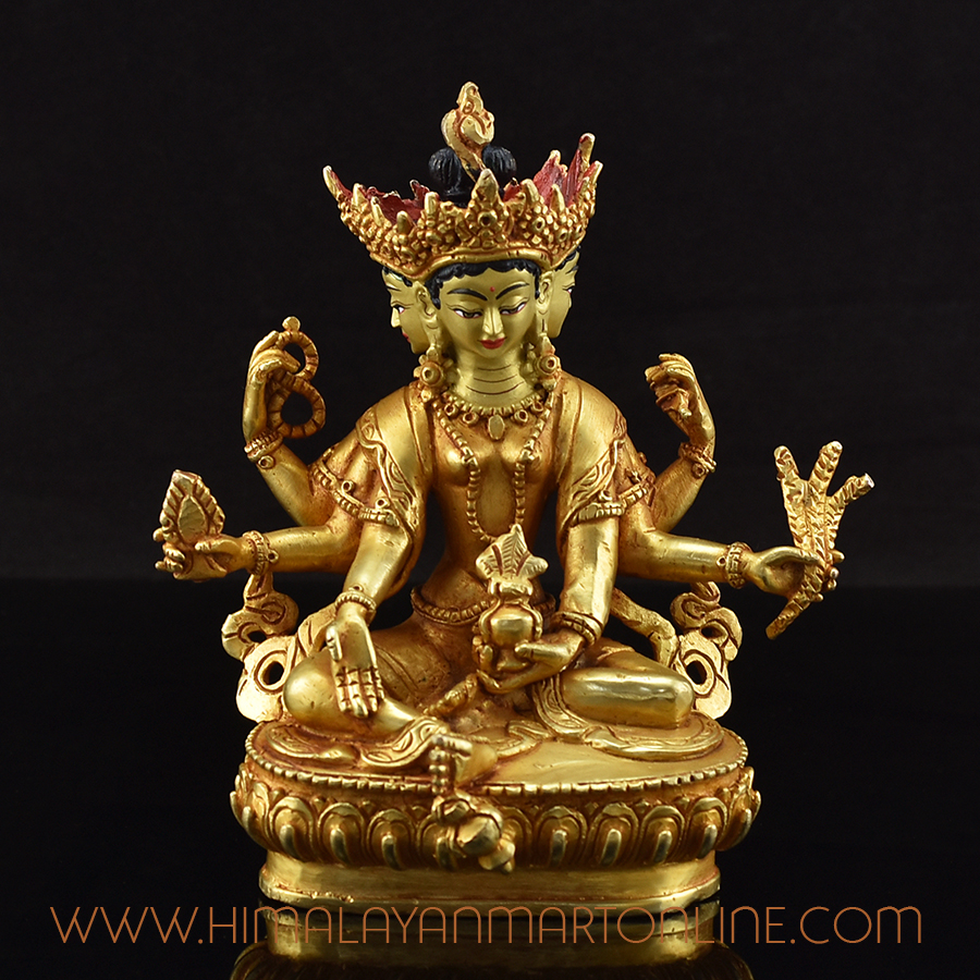 Vasundhara Bodhisattva Statue: Vasundhara – Goddess Abundance