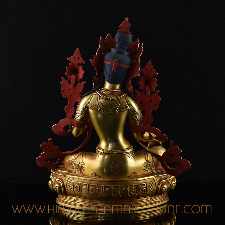 Tibetan Tara Dholma Statue: Green Tara / Drolma – The Rescuer