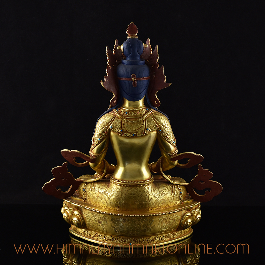 Tibetan Tsepame Aparmita Statue: Amitayus – The Buddha of Infinite Life