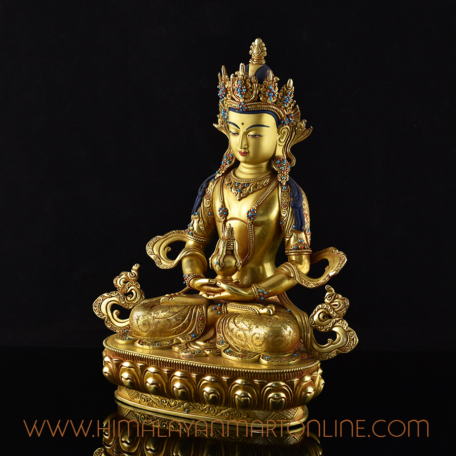 Tibetan Tsepame Aparmita Statue: Amitayus – The Buddha of Infinite Life
