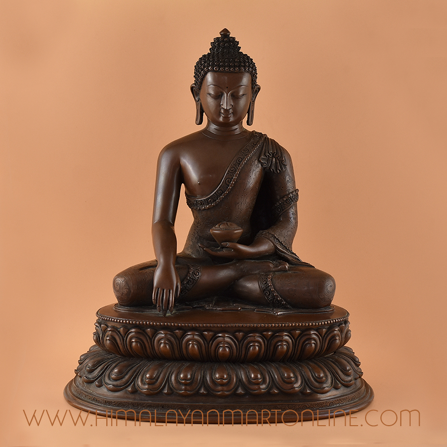 Tibetan Buddha Shakyamuni Statue: Shakyamuni The Lion of the Shakyas