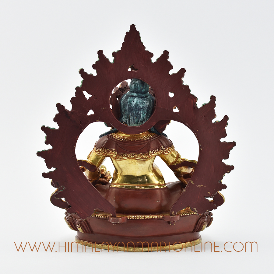Buddhist Yellow Jambhala Statue: Yellow Dzambhala – Kubera