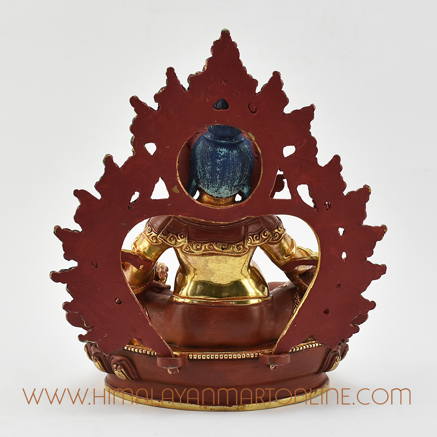 Buddhist Yellow Jambhala Statue: Yellow Dzambhala – The Wealth Deity