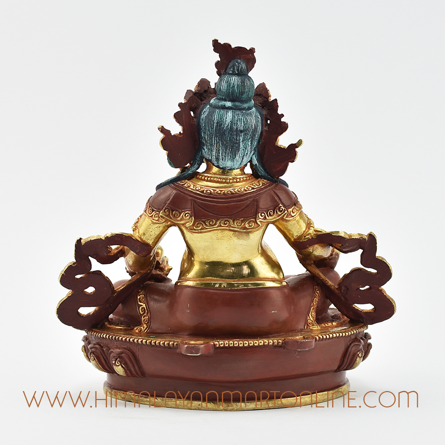 Buddhist Yellow Jambhala Statue: Yellow Dzambhala – Kubera