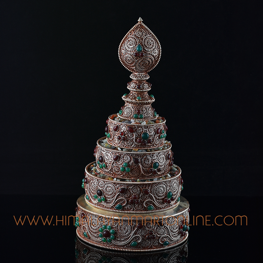 Tibetan Mandala Offering Set: Buddhist Ritual Offering Mandala Set