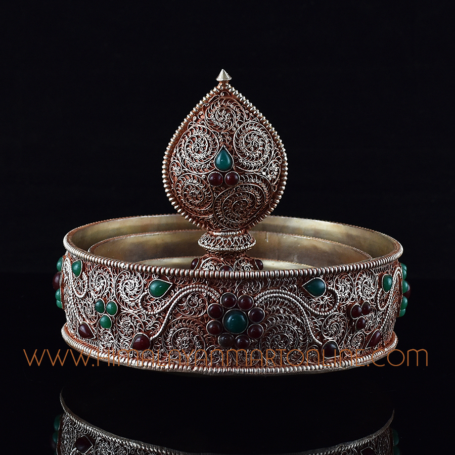 Tibetan Mandala Offering Set: Buddhist Ritual Offering Mandala Set