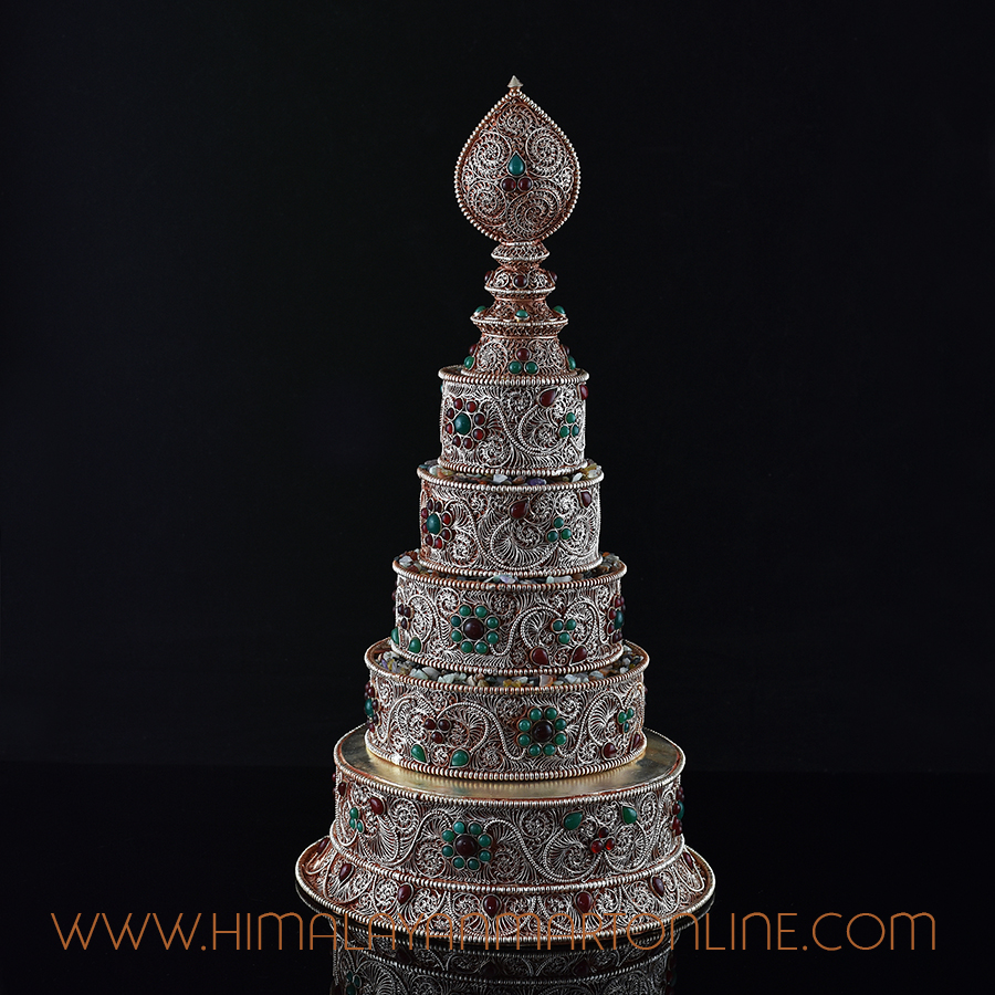 Buddhist Mandala Offering Set: Tibetan Buddhist Mandala Offering Set