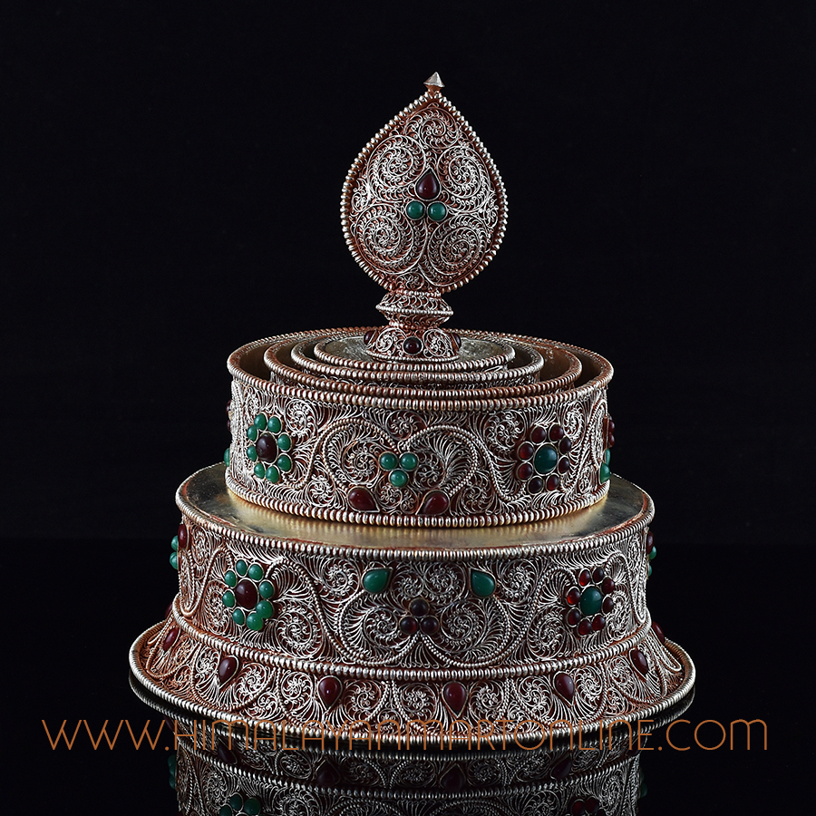 Buddhist Mandala Offering Set: Tibetan Buddhist Mandala Offering Set