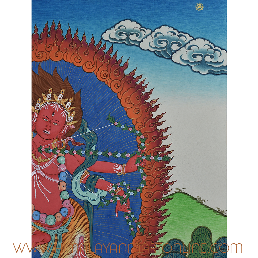 Kurukulla Thangka Painting: Kurukulla – Goddess of Enchantments