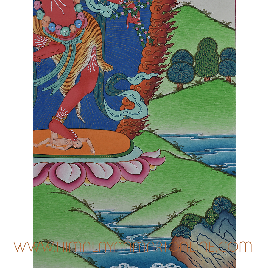 Kurukulla Thangka Painting: Kurukulla – Goddess of Enchantments