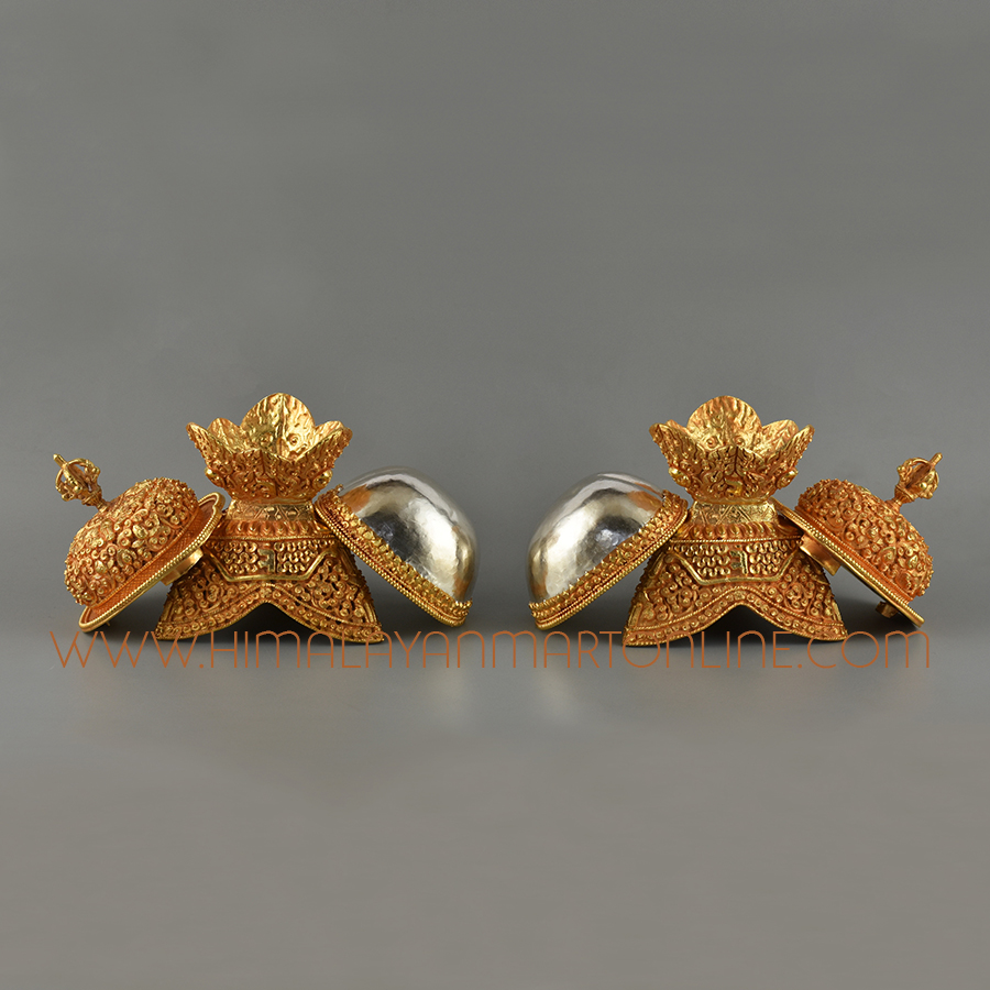 Copper Ritual Kapala Set: Kapala Set – The Ritual Skull Cup