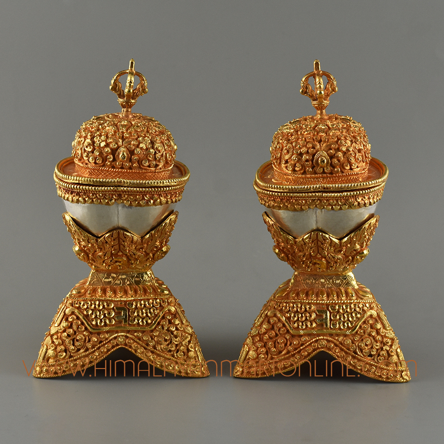 Copper Ritual Kapala Set: Kapala Set – The Ritual Skull Cup