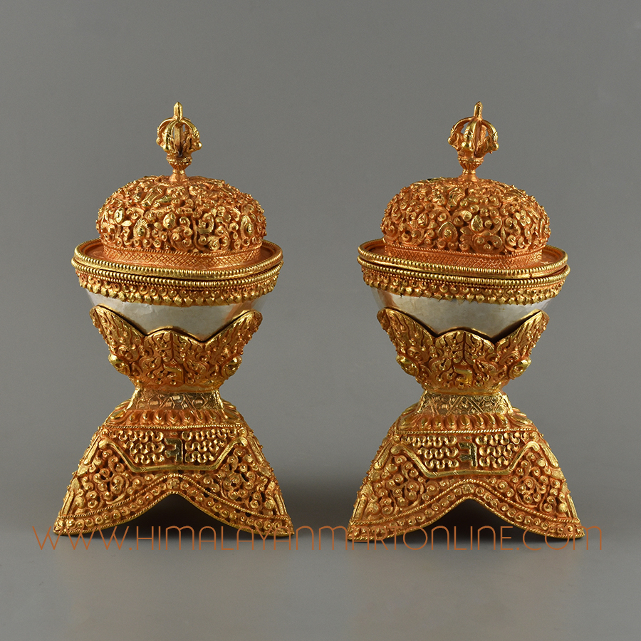 Copper Ritual Kapala Set: Kapala Set – The Ritual Skull Cup