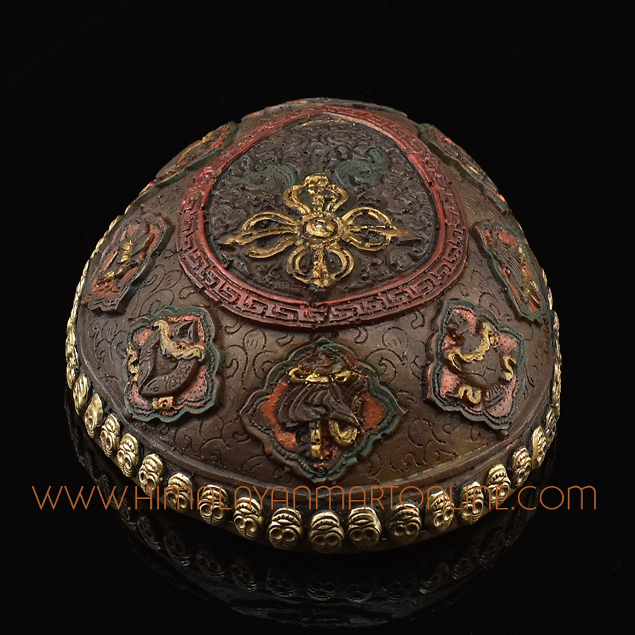 Viswa Vajra Carved Kapala: Kapala – The Ritual Skull Cup