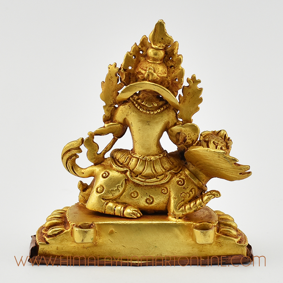 Green Tara on Lion Statue: Green Tara – The Saviouress