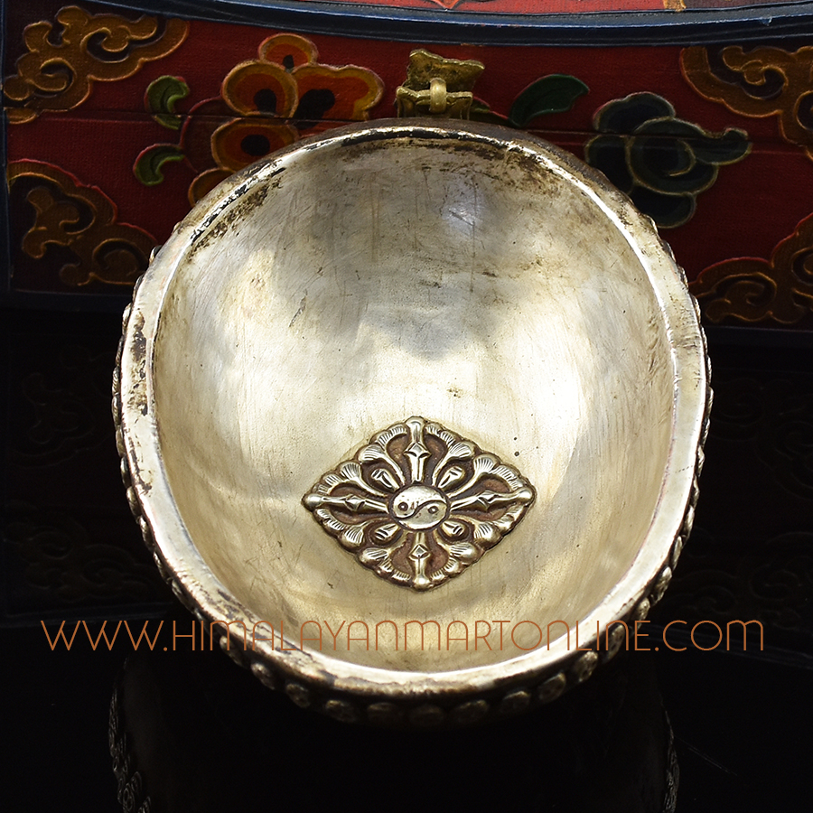 Kurukulla Carved Resin Kapala: Kapala – The Ritual Skull Cup