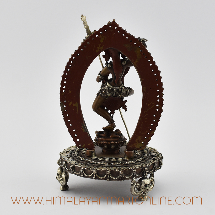 Vajrayogini Dakini on Mandala Statue: The Dakini of Wisdom