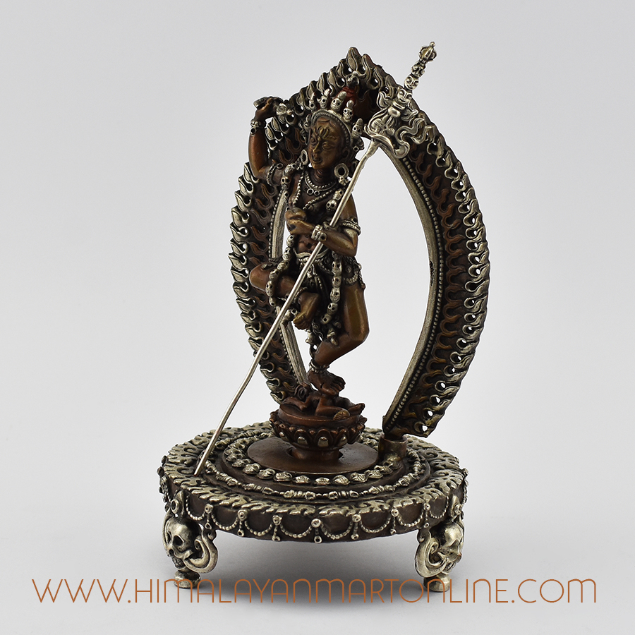 Vajrayogini Dakini on Mandala Statue: The Dakini of Wisdom