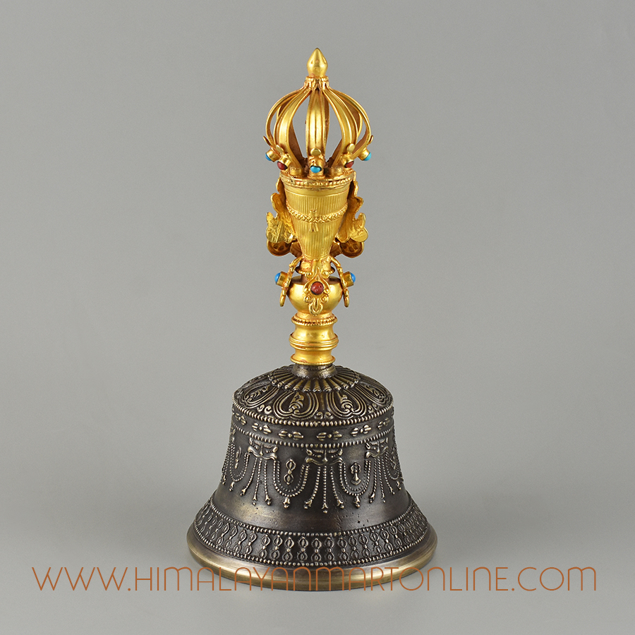 Ritual Vajra and Bell Set: The sacred ensemble of Buddhist Rituals.