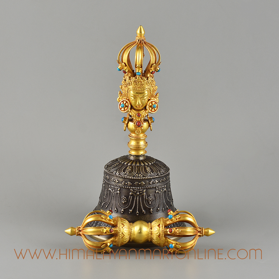 Ritual Vajra and Bell Set: The sacred ensemble of Buddhist Rituals.