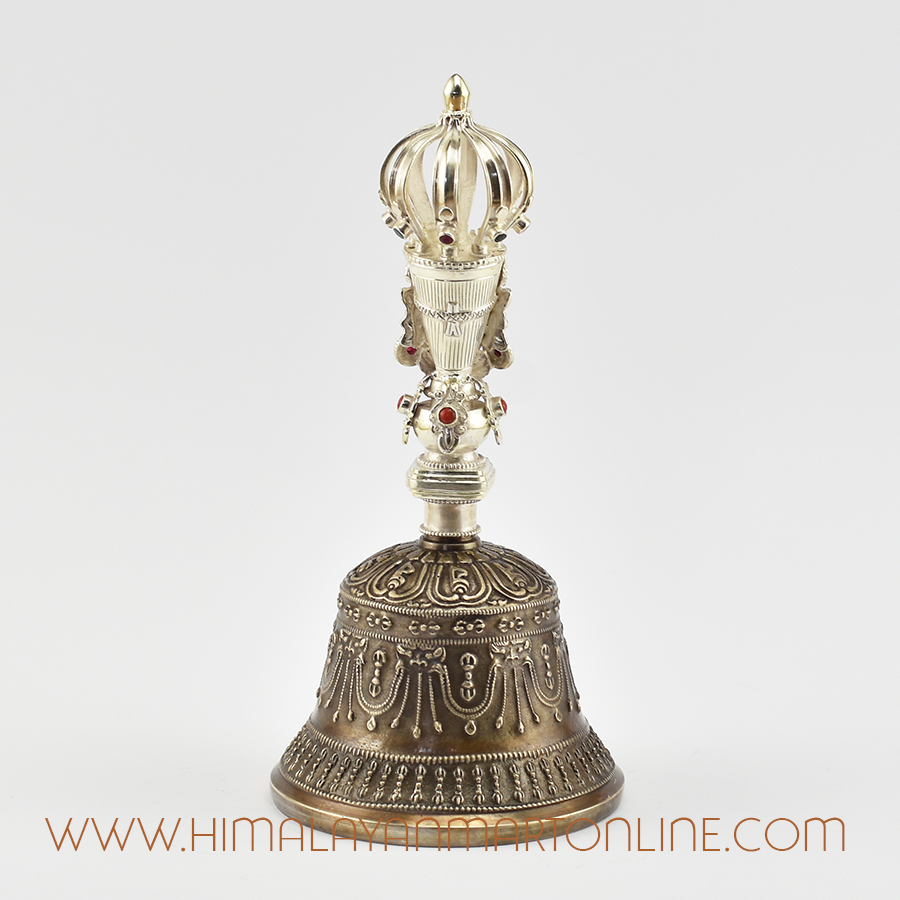 Buddhist Vajra and Bell Set: Sacred ensemble of Buddhist Rituals.