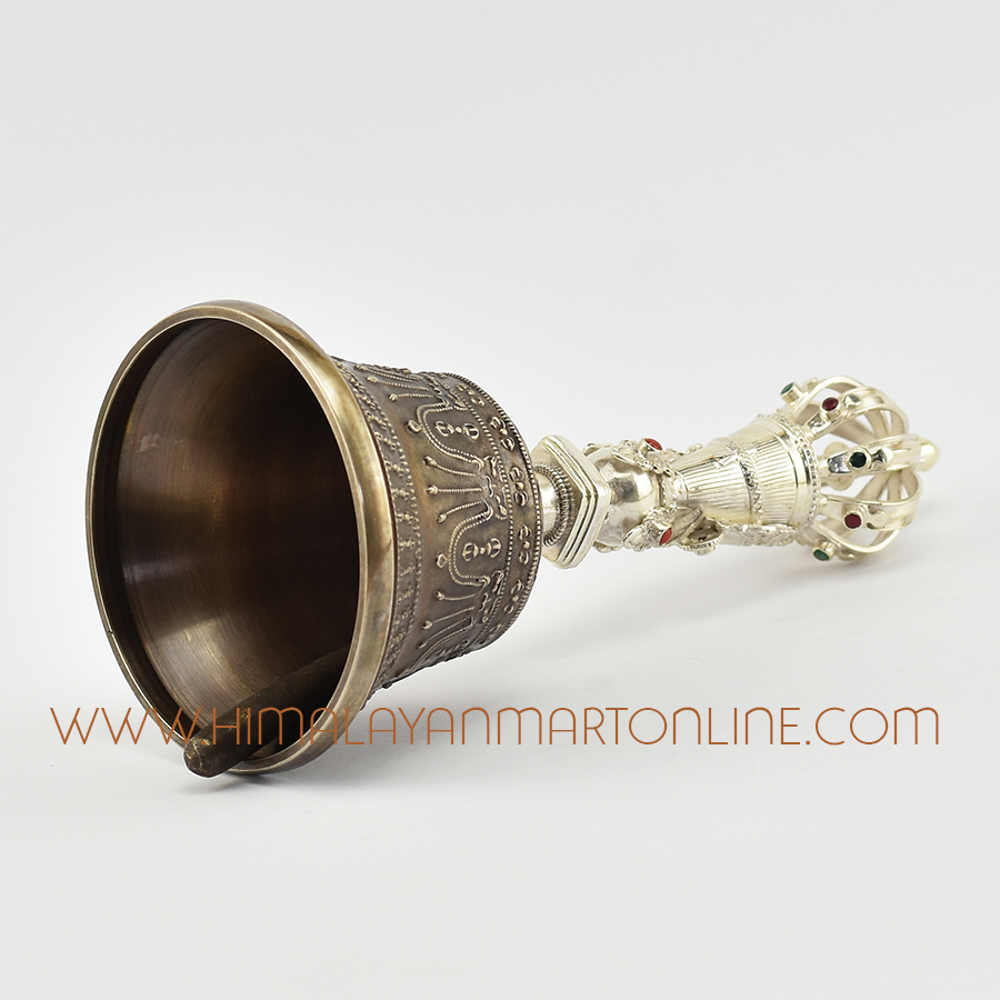 Buddhist Vajra and Bell Set: Sacred ensemble of Buddhist Rituals.