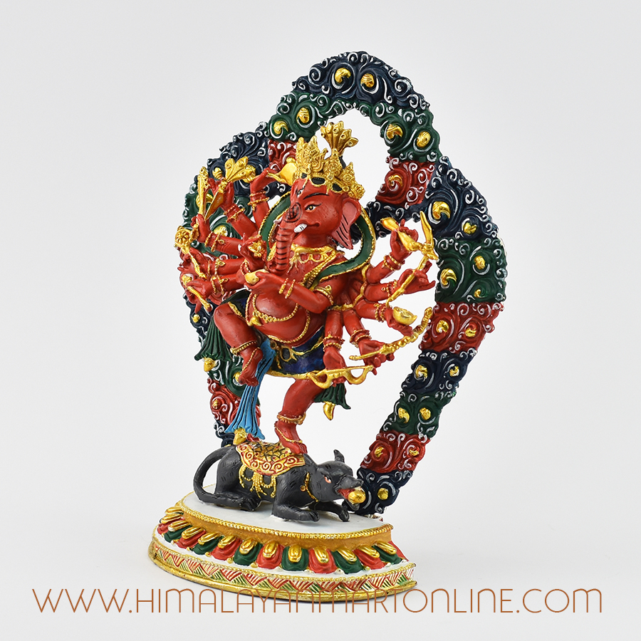 12 Armed Dancing Ganesh: Ganesh – The Remover of Obstacles