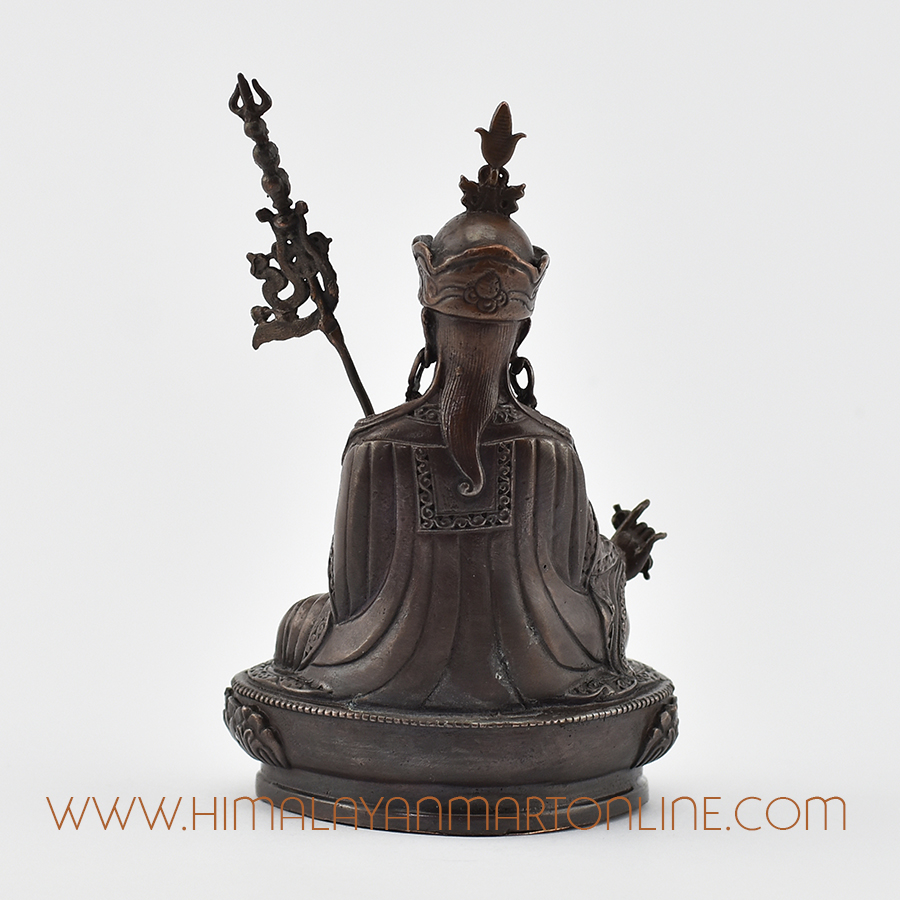 Oxidation Finish Padmasambhava Statue: Guru Rinpoche