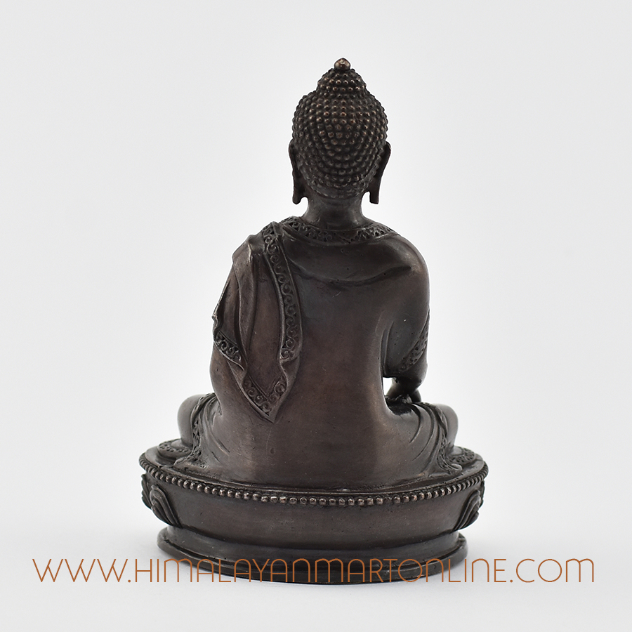 Oxidation Finish Tomba Statue: Shakyamuni – Lion of the Shakyas