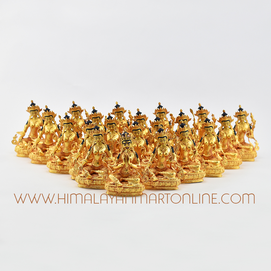 21 Tara Statues Set: The Twenty-One Taras