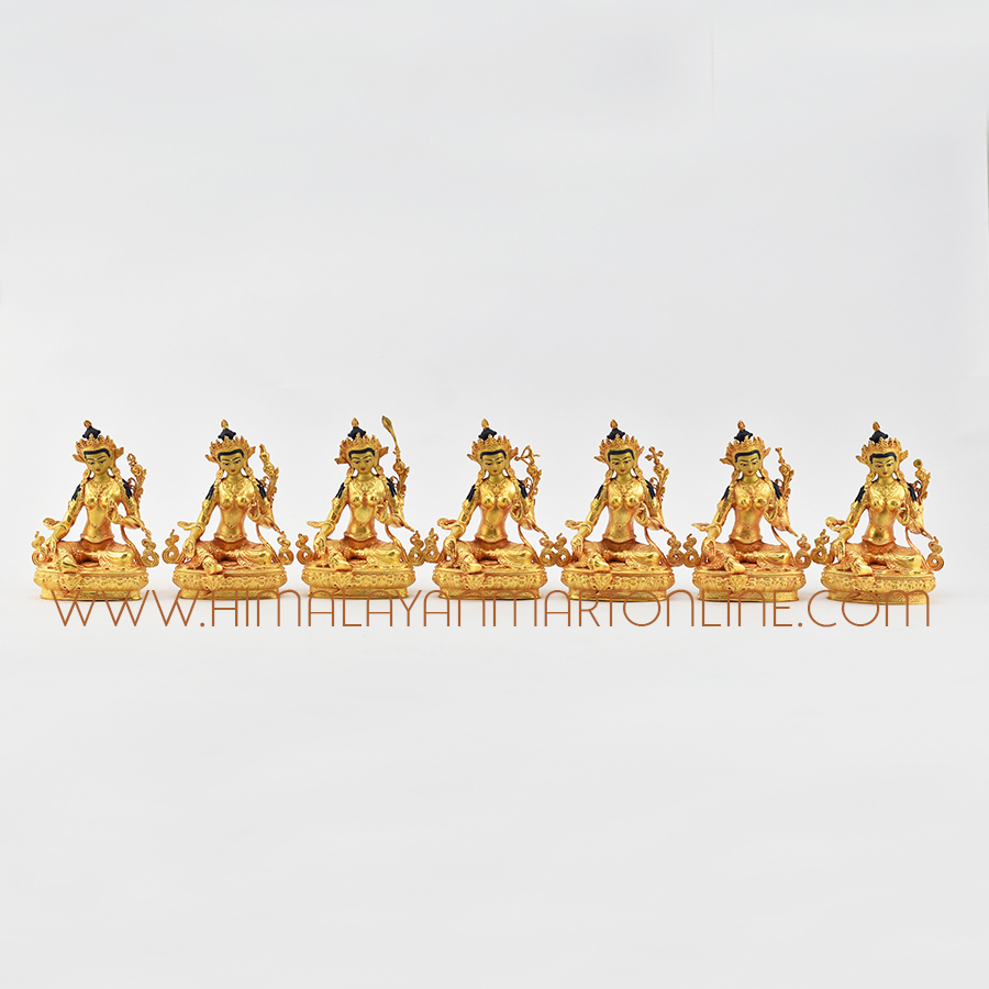 21 Tara Statues Set: The Twenty-One Taras