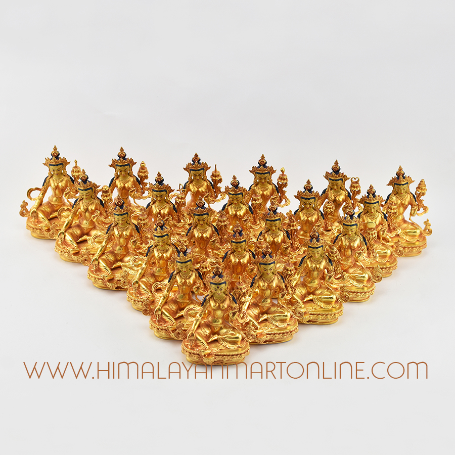 Twenty One Tara Set Statues: The Twenty-One Taras