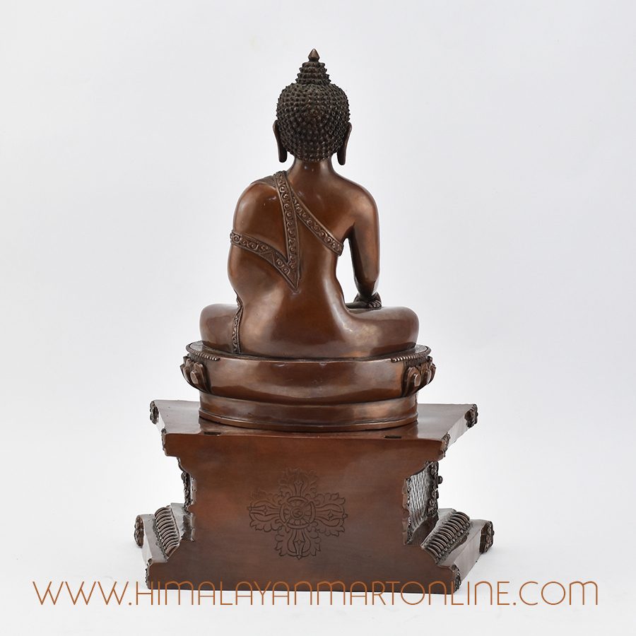 Buddha on Throne Statue: Shakyamuni Buddha – Lion of Shakyas